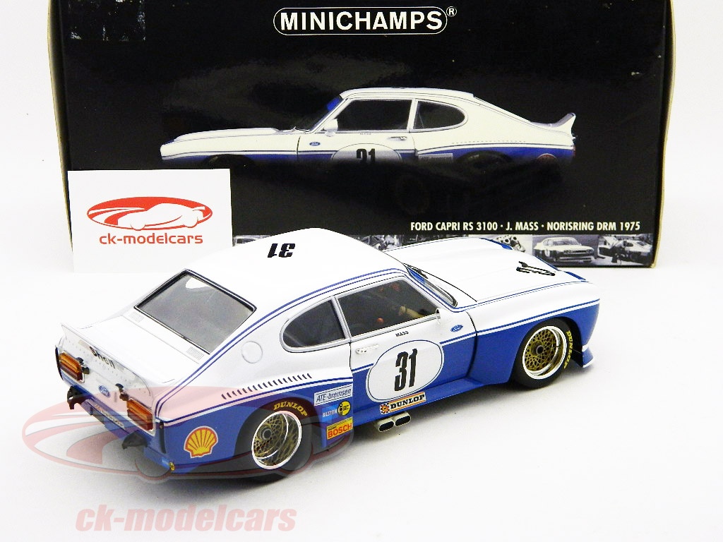 Minichamps 1:18 J. Mass Ford Capri RS 3100 #31 DRM Norisring 1975 ...