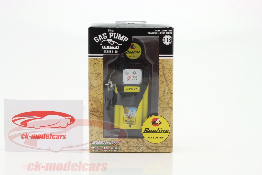 Wayne 100-A gas pump Beeline Gasoline 1948 black / yellow 1:18 ...