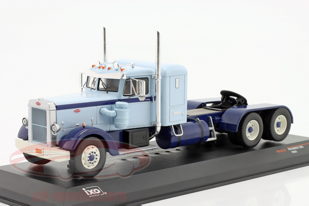 Ixo 1:43 Peterbilt 350 truck year 1952 Light Blue / blue TR133.22 model ...