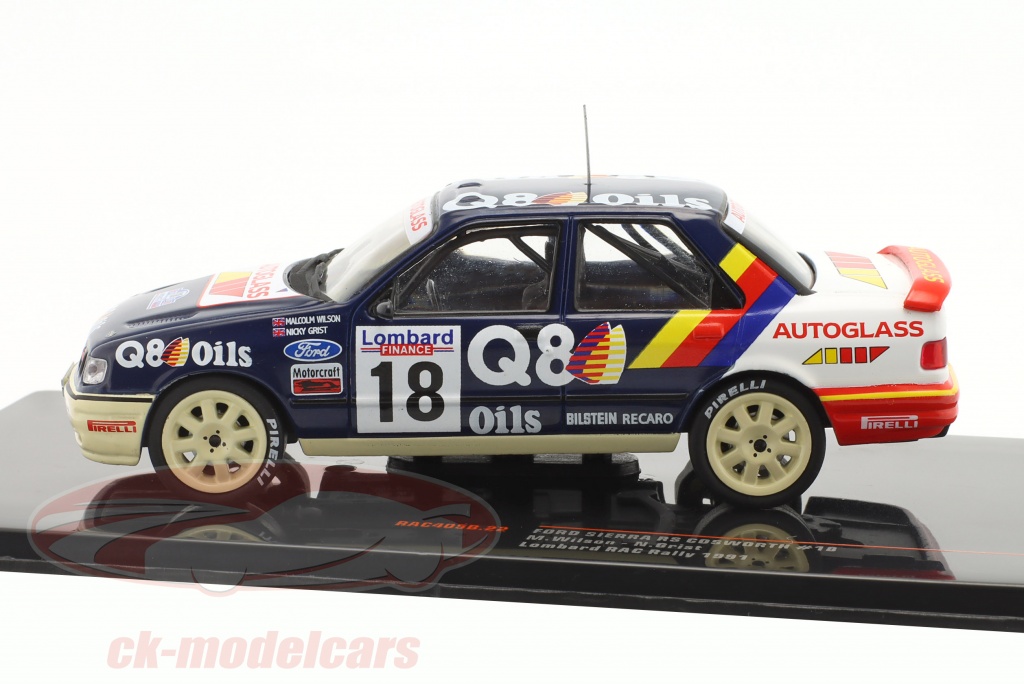 Ixo 1:43 Ford Sierra RS Cosworth #18 Lombard RAC Rallye 1991 RAC405B.22 ...