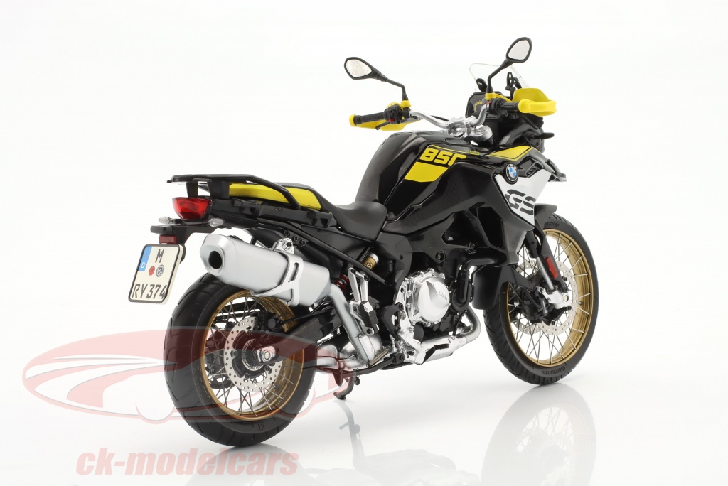 BMW 1:10 F850 GS (K81) 40 Jahre GS Edition schwarz / gelb 80435A21533 ...