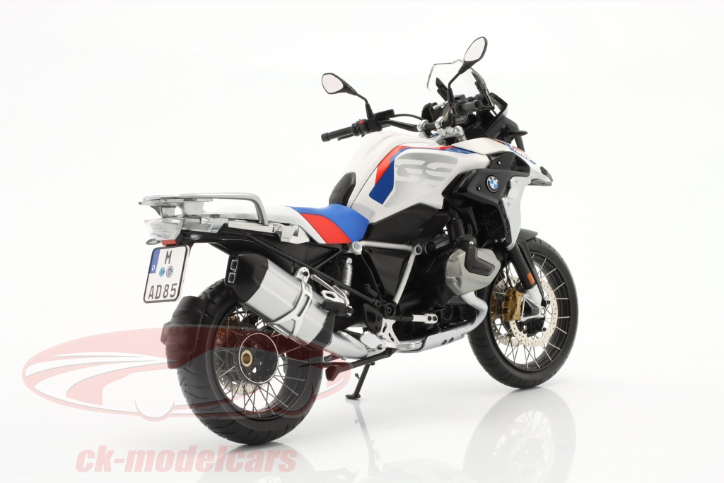 BMW 1:10 R1250 GS (K50) Blanc / bleu / rouge 80435A21530 modèle voiture ...