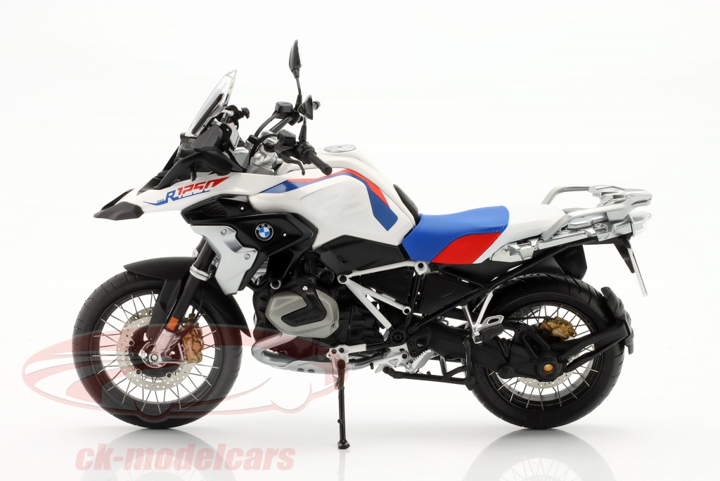 BMW 1:10 R1250 GS (K50) Branco / azul / vermelho 80435A21530 modelo ...