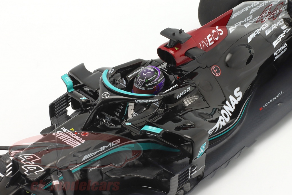 Minichamps 1:18 L. Hamilton Mercedes-AMG F1 W12 #44 100th Pole Position ...
