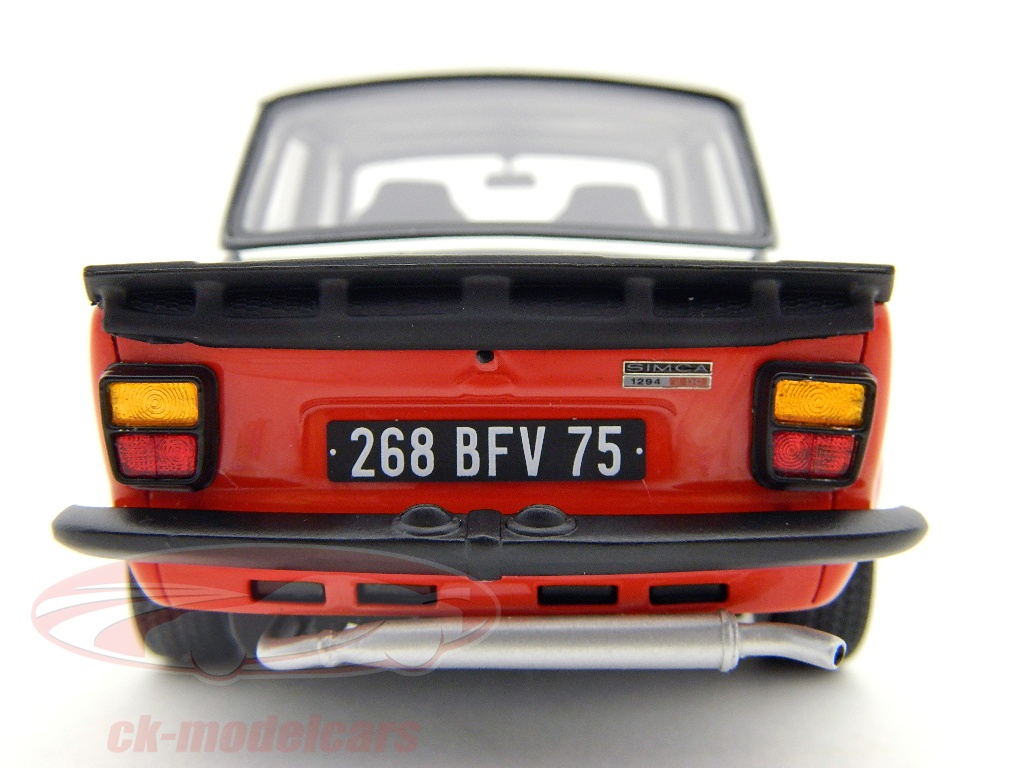 Ottomobile 1:18 Simca 1000 Rally 2 SRT 77 white red OT537 model car ...