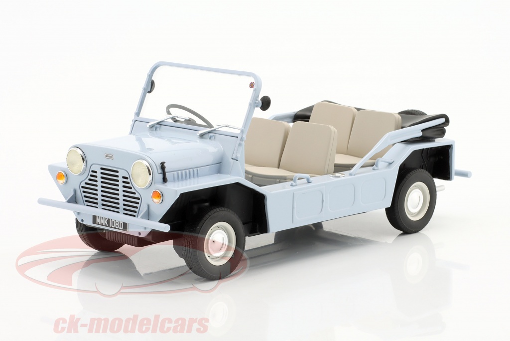 Cult Scale Models 1:18 Mini Moke RHD year 1965 light blue CML109-2 ...