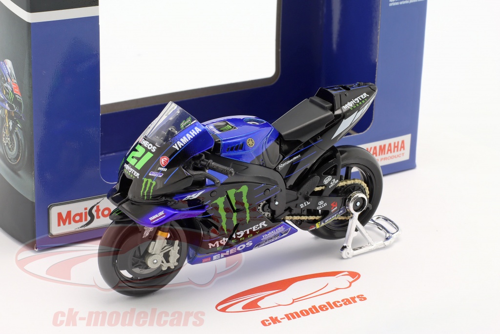 Maisto 1:18 Franco Morbidelli Yamaha YZR-M1 #21 MotoGP 2021 36373 #21 model car 36373 #21