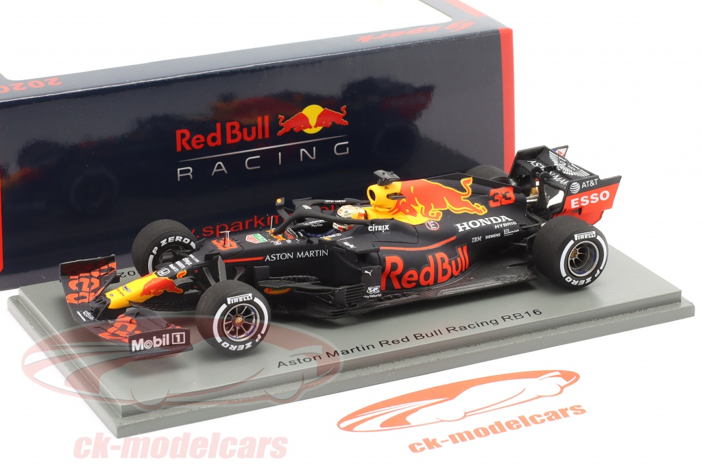 Spark 1:43 M. Verstappen Red Bull Racing RB16 #33 勝者 70th 記念日 GP 方式 1 ...