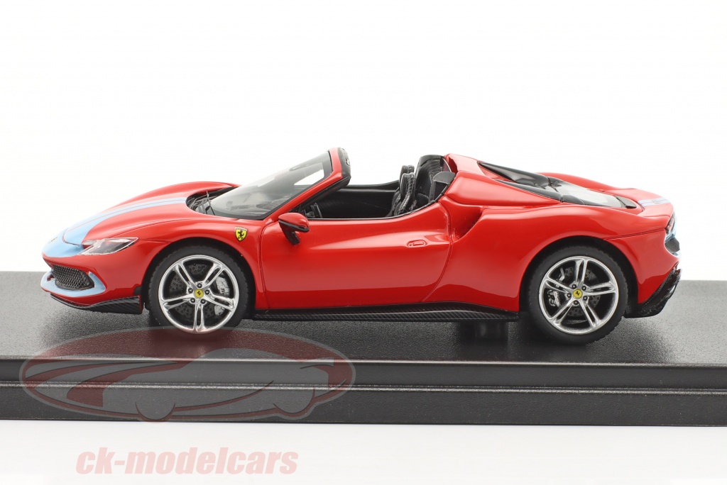 LookSmart 1:43 Ferrari 296 GTS year 2022 corsa red / blue LS538B model ...