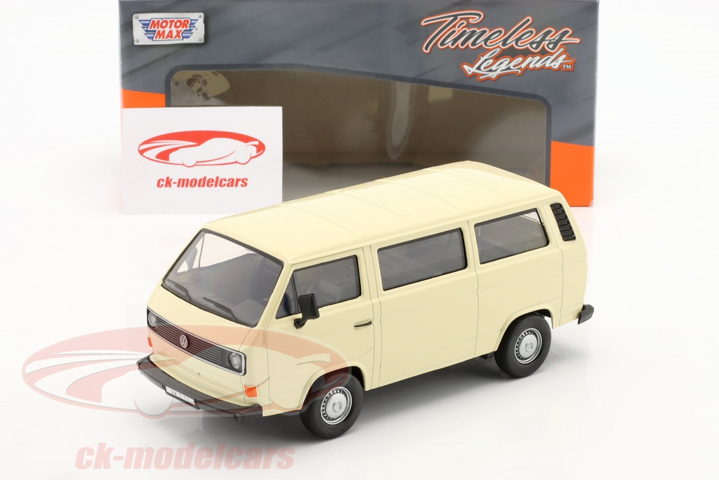 MotorMax 1:24 Volkswagen VW T3 （タイプ 2) ベージュ CK79872 (beige) モデル 車 ...