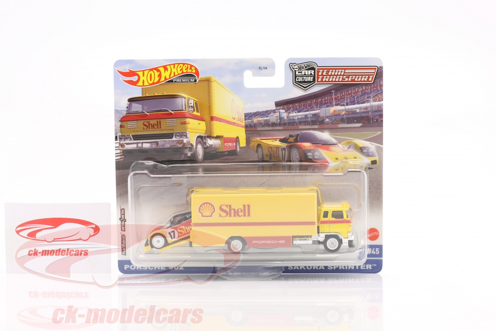 HotWheels 1:64 Set Team Transport: Sakura Sprinter & Porsche 962 #17 ...