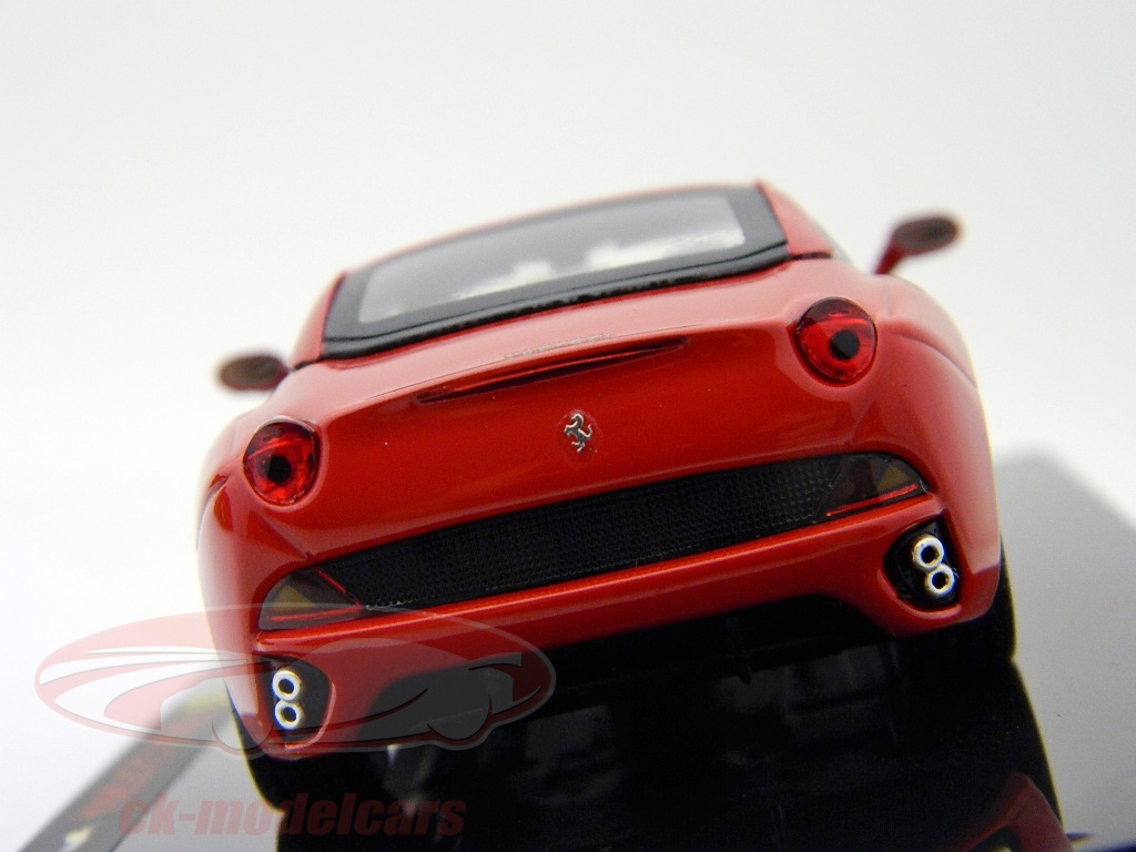 HotWheels Elite 1:43 Ferrari California V8 Convertible with Hardtop red ...