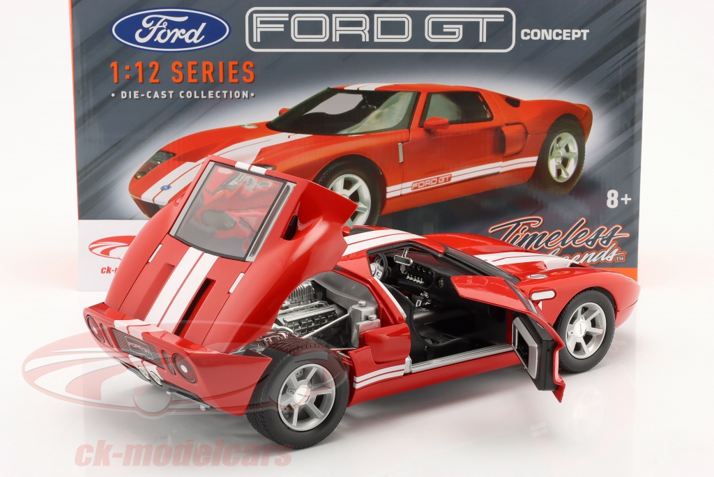 MotorMax 1:12 Ford GT Concept rood 73001 model auto 73001 661732730018