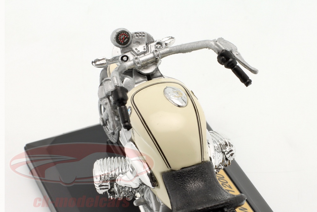 MotorMax 1:18 BMW R 1200 C Film James Bond - Tomorrow Never Dies (1997) beige 79845 model bil ...