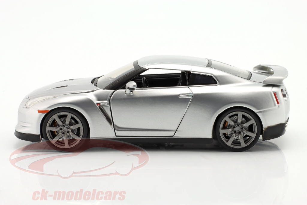 Jadatoys 1:24 Brian's Nissan GT-R R35 Fast and Furious 6 (2013) silver ...