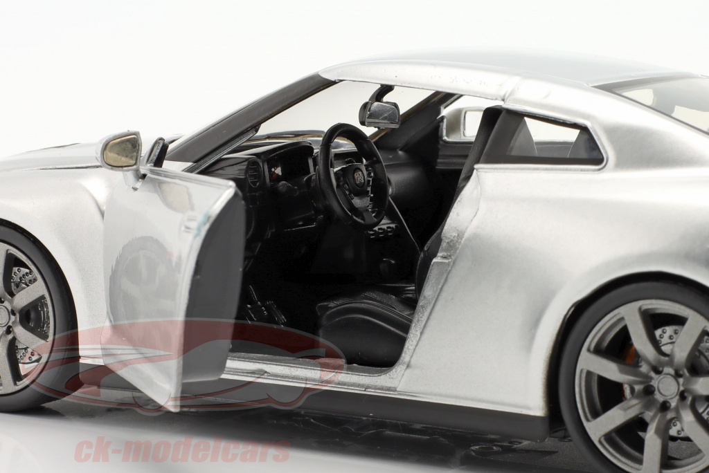 Jadatoys 1:24 Brian's Nissan GT-R R35 Fast and Furious 6 (2013) silver ...