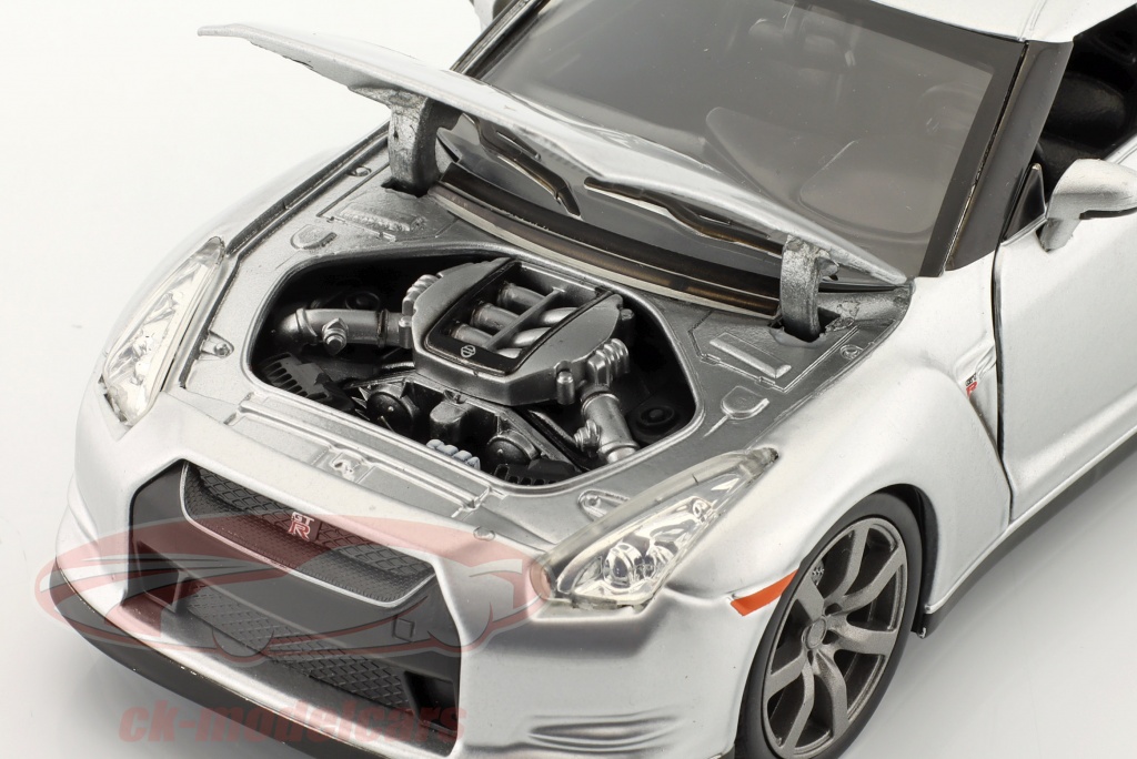 Jadatoys 1:24 Brian's Nissan GT-R R35 Fast and Furious 6 (2013) silver ...