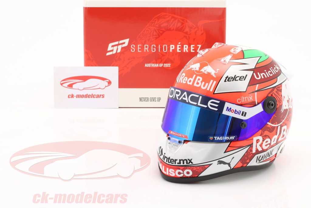 Bell 1:2 Sergio Perez Red Bull Racing #11 Austria GP formula 1 2022 ...