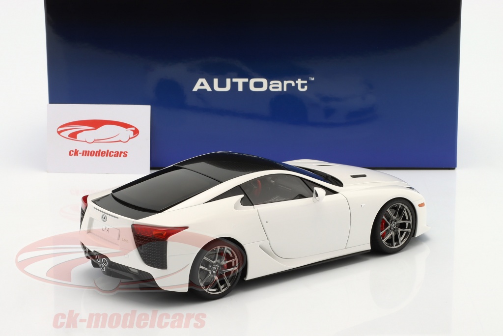 AUTOart 1:18 Lexus LFA year 2010 white / carbon 78851 model car 78851 ...
