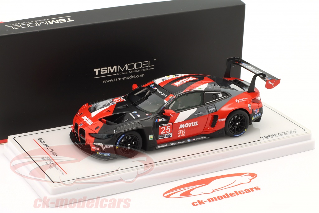 True Scale 1:43 BMW M4 GT3 #25 24h Daytona 2022 Team RLL TSM430609 模型 ...