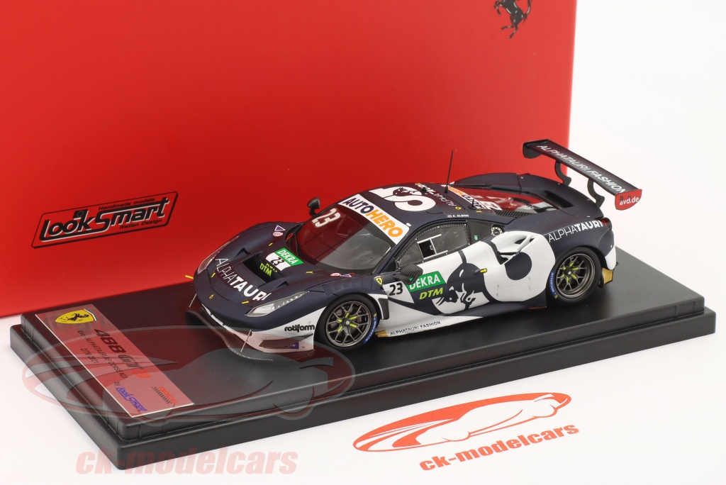 LookSmart 1:43 Ferrari 488 GT3 Evo #23 3rd DTM Monza 2021 A. Albon ...