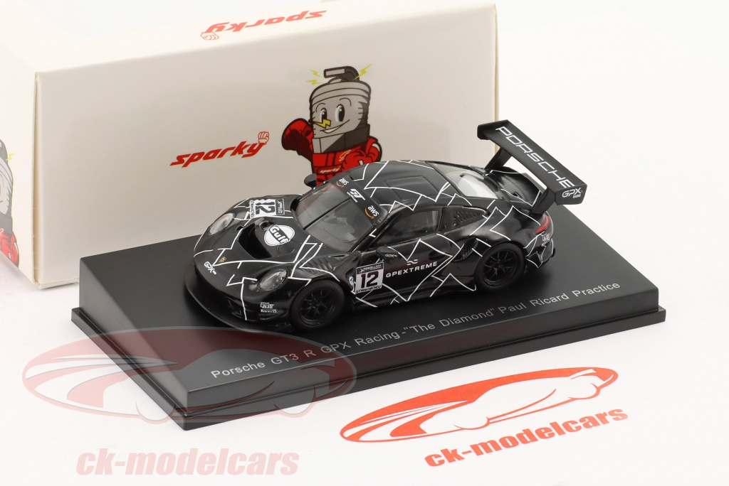 Spark 1:64 Porsche 911 GT3 #12 Test GT World Challenge Paul Ricard 2020 ...