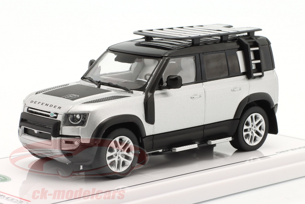 True Scale 1:43 Land Rover Defender 110 Explorer Pro 2020 indus silver ...