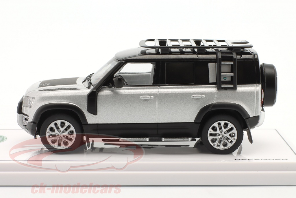 True Scale 1:43 Land Rover Defender 110 Explorer Pro 2020 indus silver ...