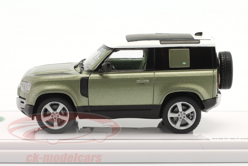 True Scale 1:43 Land Rover Defender 90 First Edition 2020 pangea green ...