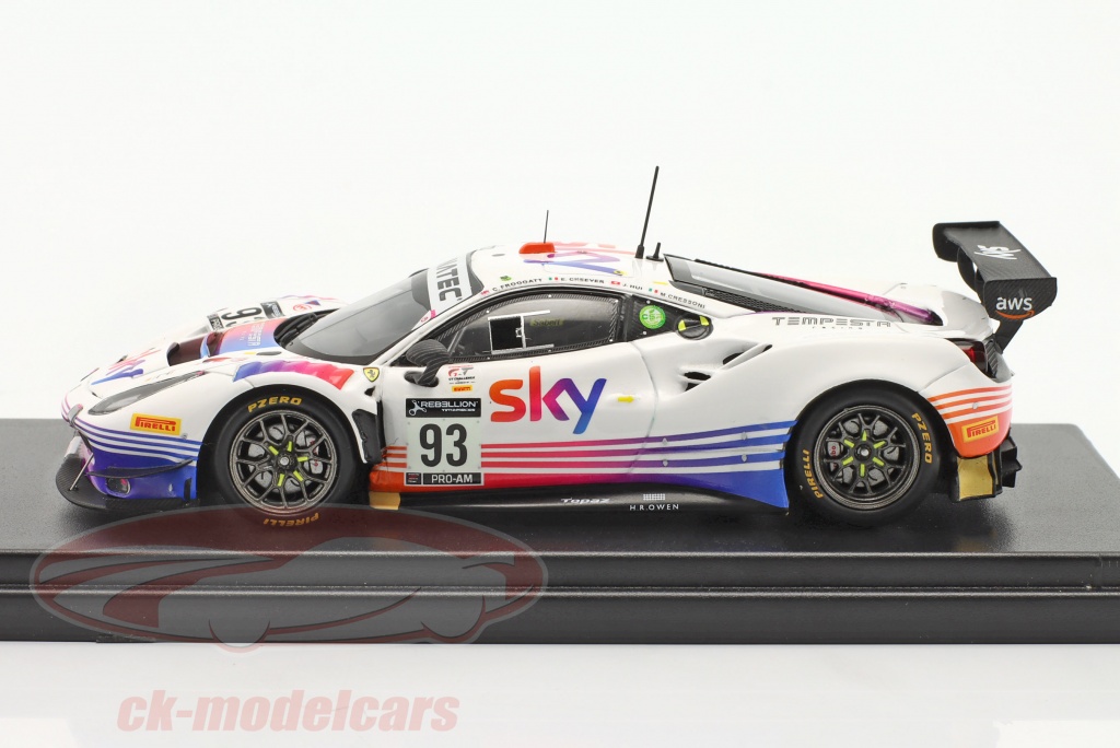 LookSmart 1:43 Ferrari 488 GT3 #93 24h Spa 2021 Sky Tempesta Racing ...