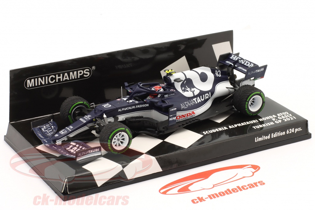 Minichamps 1:43 Pierre Gasly Alpha Tauri AT02 #10 Turkey GP formula 1 ...