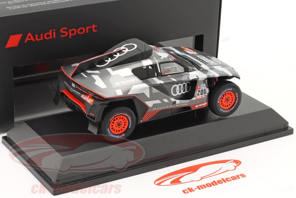 Spark 1:43 Audi RS Q e-tron #200 reunión dakar 2022 Peterhansel ...