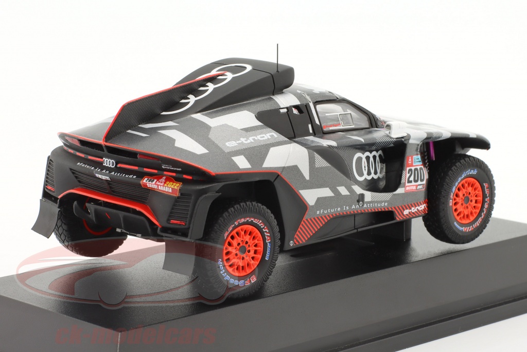 Spark 1:43 Audi RS Q e-tron #200 reunión dakar 2022 Peterhansel ...