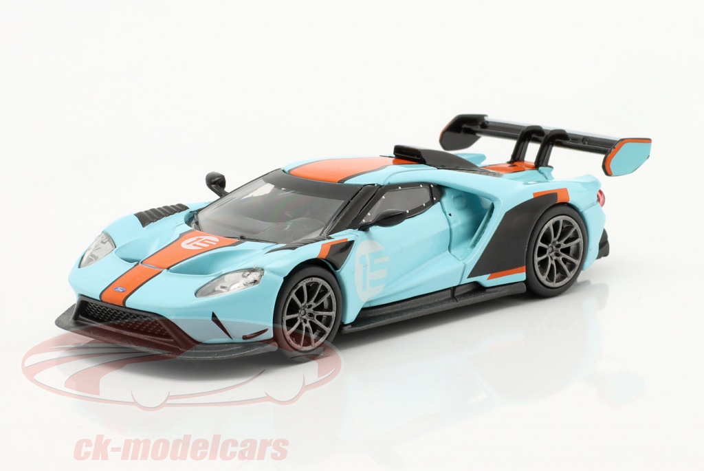 True Scale 1:64 Ford GT MK II #002 gulf blue / orange MGT00359L model ...