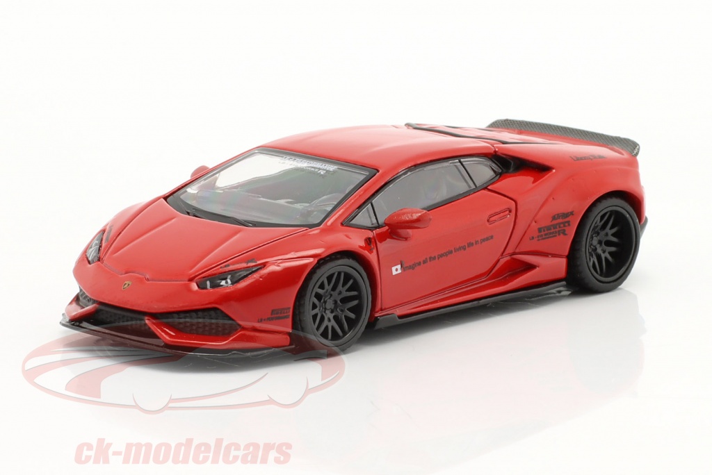 True Scale 1:64 Lamborghini Huracan LB Works rot MGT00375L Modellauto ...