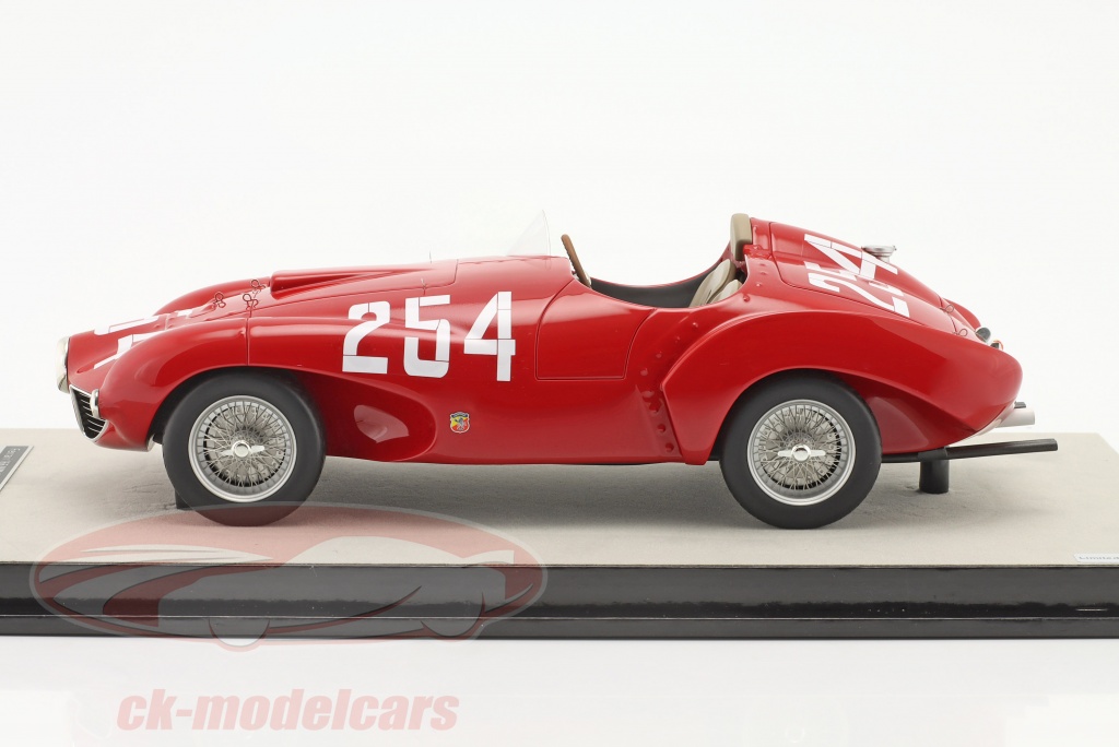 Tecnomodel 1:18 Ferrari 166MM Abarth #254 Bologna-Raticosa escalar a ...