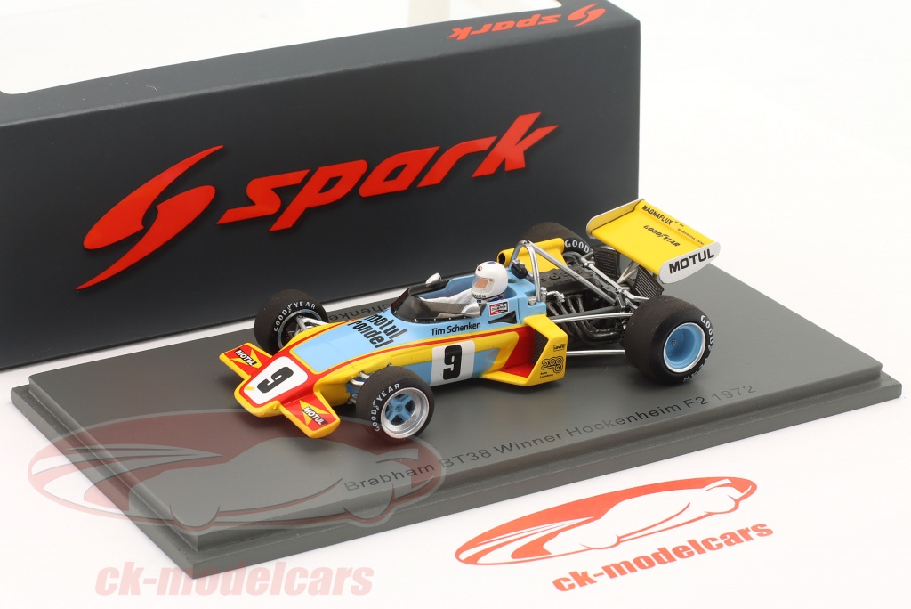 Spark 1:43 Tim Schenken Brabham BT38 #9 gagnant Hockenheim formule 2 ...