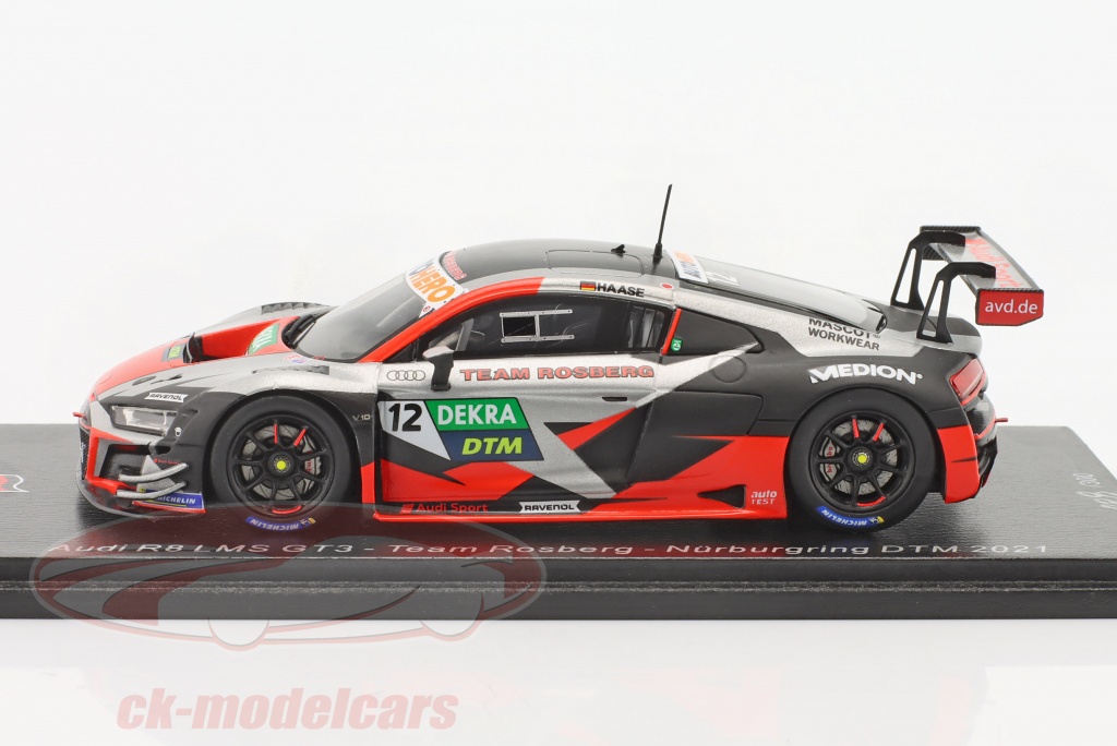 Spark 1:43 Audi R8 LMS GT3 #12 DTM Nürburgring 2021 C. Haase SG804 ...