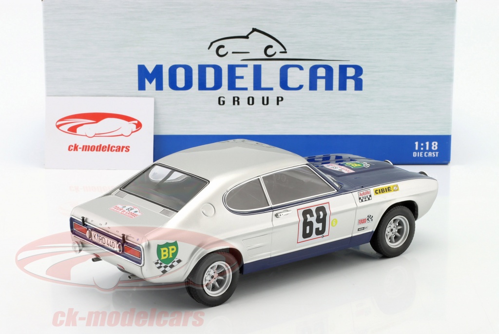 ModelCarGroup 1:18 Ford Capri MK1 #69 3ème Rallye Tour de Corse 1969 ...