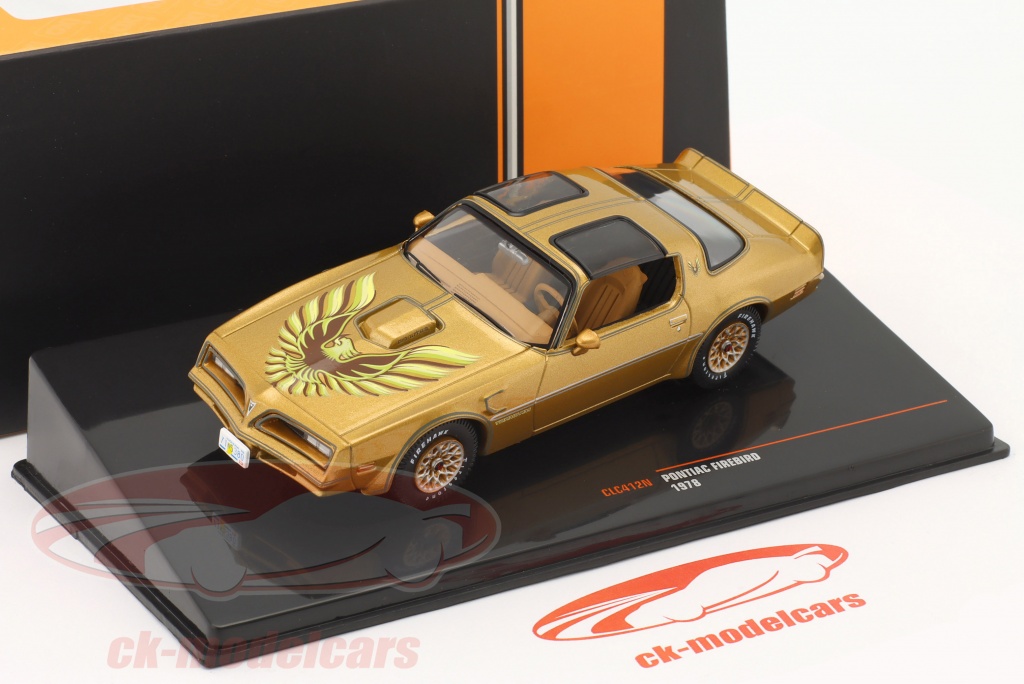 Ixo 1:43 Pontiac Firebird Trans Am Baujahr 1978 gold metallic CLC412N ...