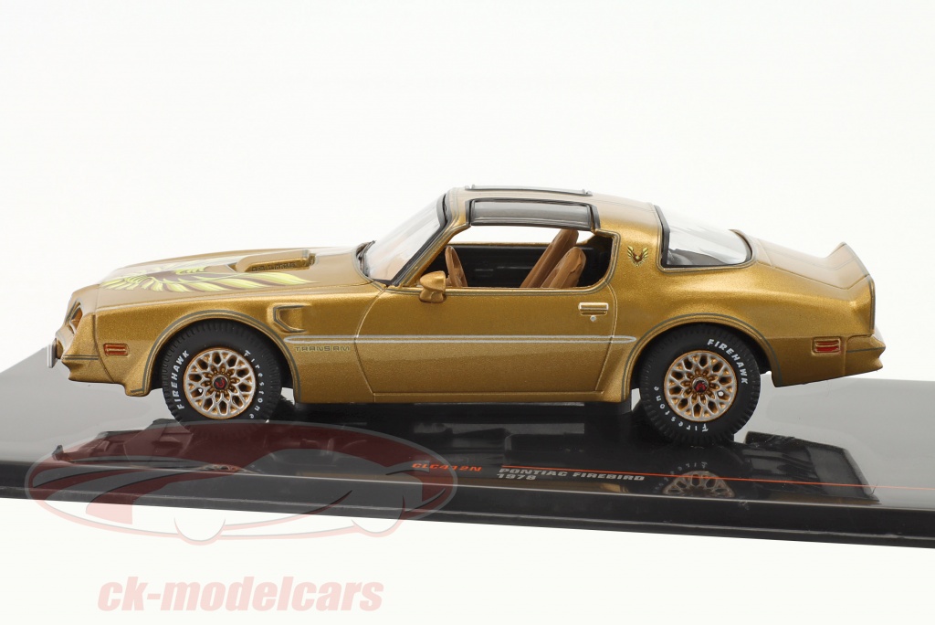 Ixo 1:43 Pontiac Firebird Trans Am Baujahr 1978 gold metallic CLC412N ...