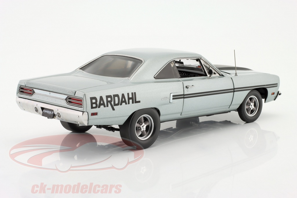 GMP 1:18 Plymouth GTX Drag Car Bardahl Al Young 1970 灰色的 18952 模型 汽车 ...