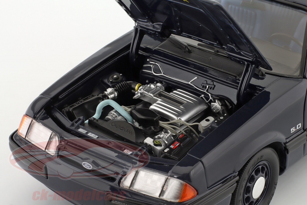 GMP 1:18 Ford Mustang SSP US Air Force U-2 Chase Car 1988 mørkeblå ...