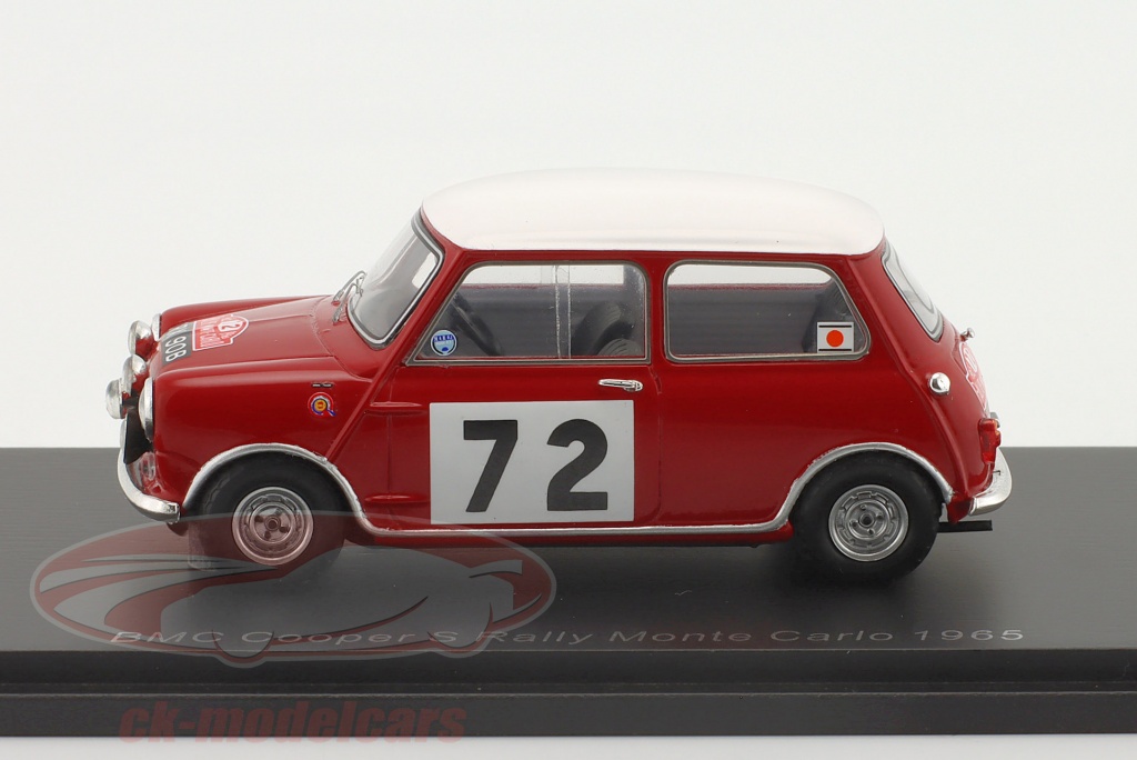 Spark 1:43 BMC Mini Cooper S #72 Rallye Monte Carlo 1965 D. Morley, G ...