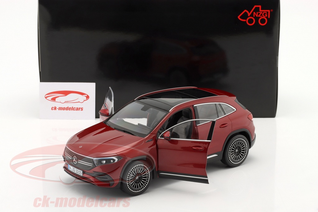 NZG 1:18 Mercedes-Benz EQA year 2021 patagonia red 1015/11 model car ...