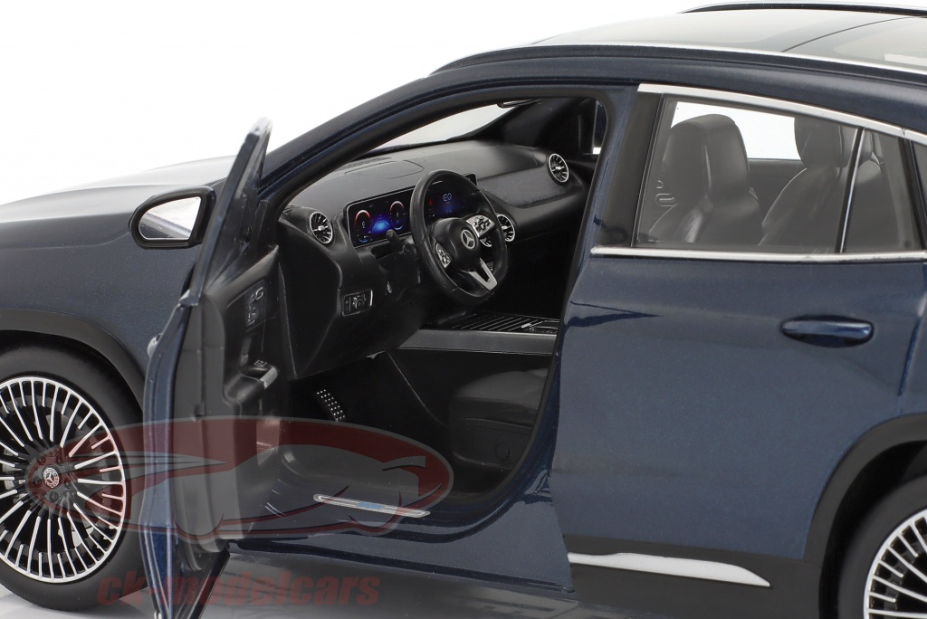NZG 1:18 Mercedes-Benz EQA year 2021 denim blue metallic 1015/21 model ...