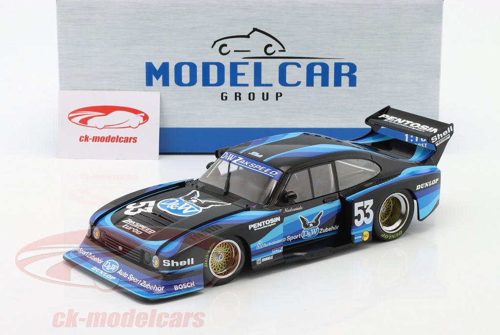 ModelCarGroup 1:18 Ford Capri Turbo Gr. 5 #53 DRM 1980 Klaus Niedzwiedz ...