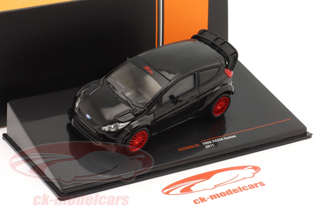Ixo 1:43 Ford Fiesta MK7 Custom 建設年 2011 黒 CLC468N.22 モデル 車 CLC468N.22 ...
