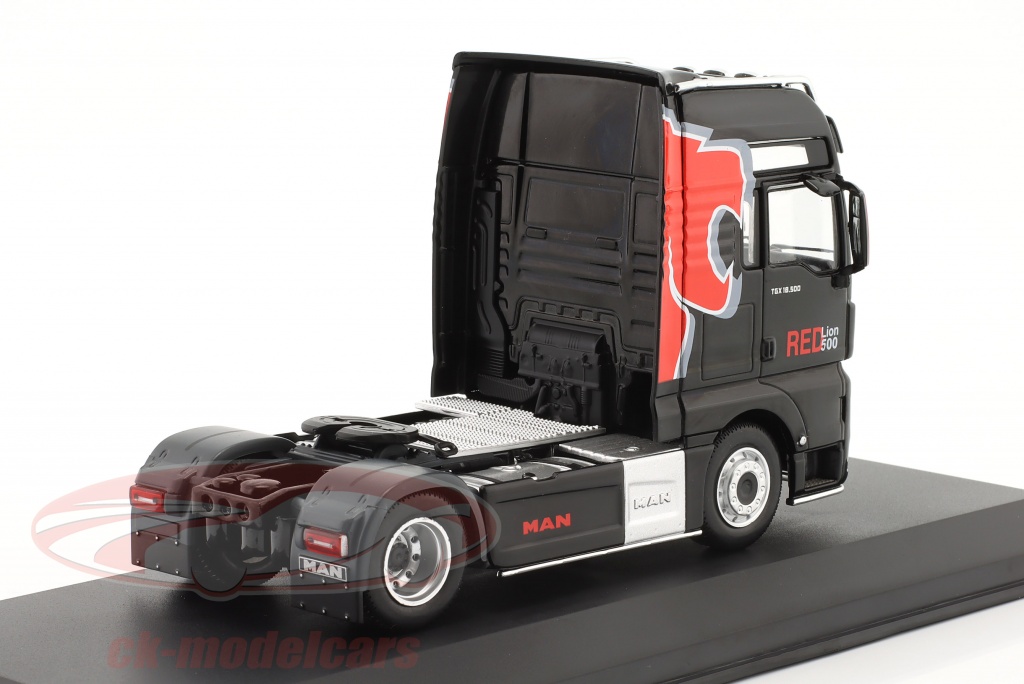 Ixo 1:43 MAN TGX XXL Red Lion 500 unidad tractora negro TR132.22 modelo ...