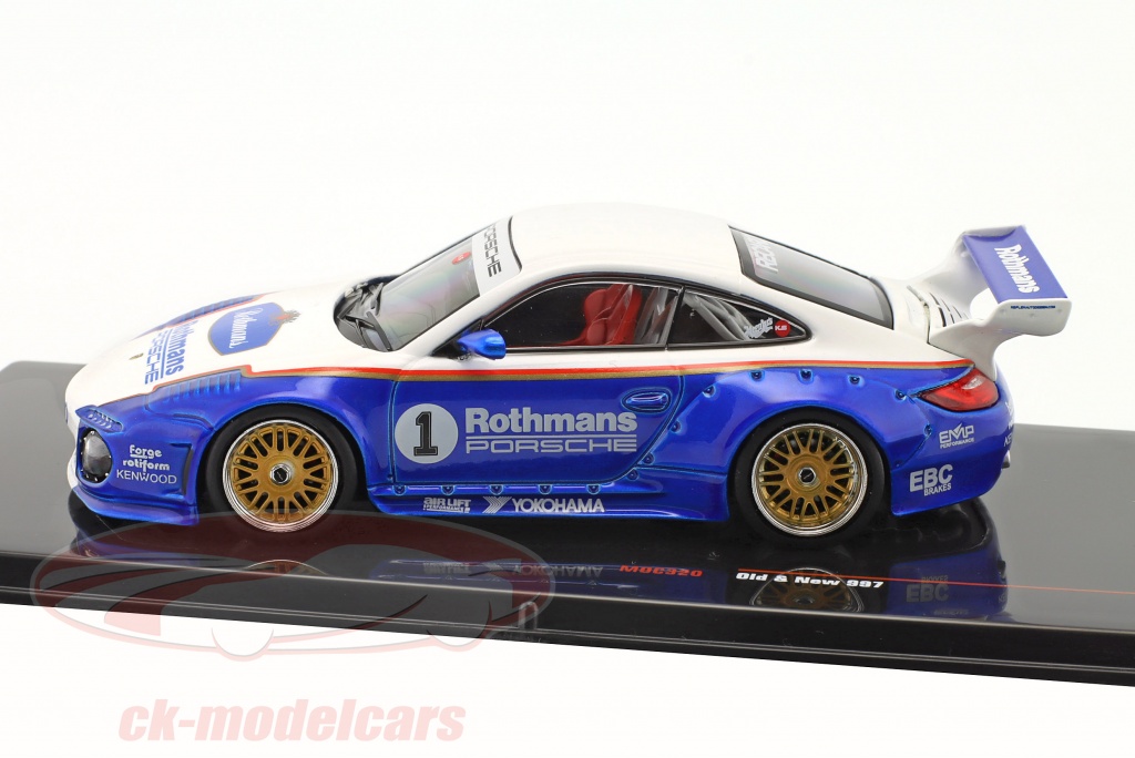 Ixo 1:43 Porsche "Old & New 997" #1 Rothmans RHD MOC320 modelo coche ...